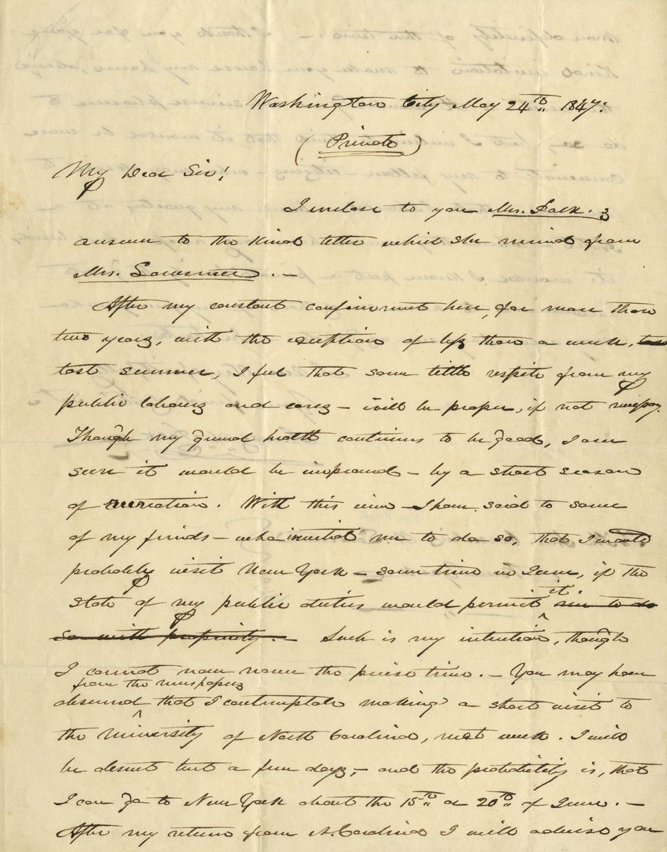 James K. Polk, 1844 Election Candidate, Reveres the Presidency ...