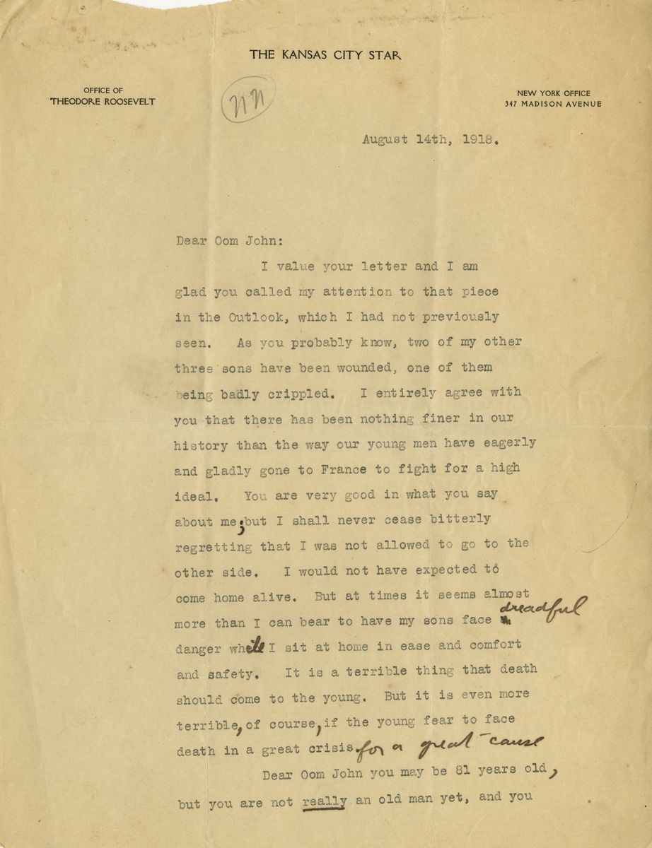 Calvin Coolidge Mourns the Death of Son Calvin Jr