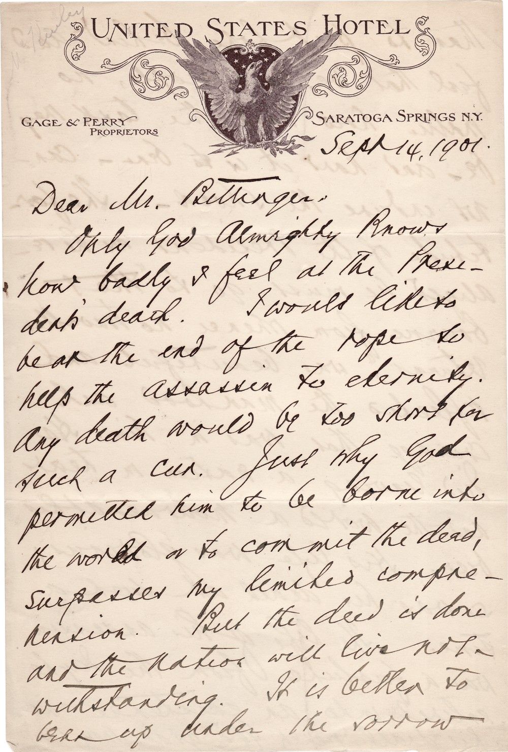 Eyewitness Account of the Assassination of President William McKinley ...