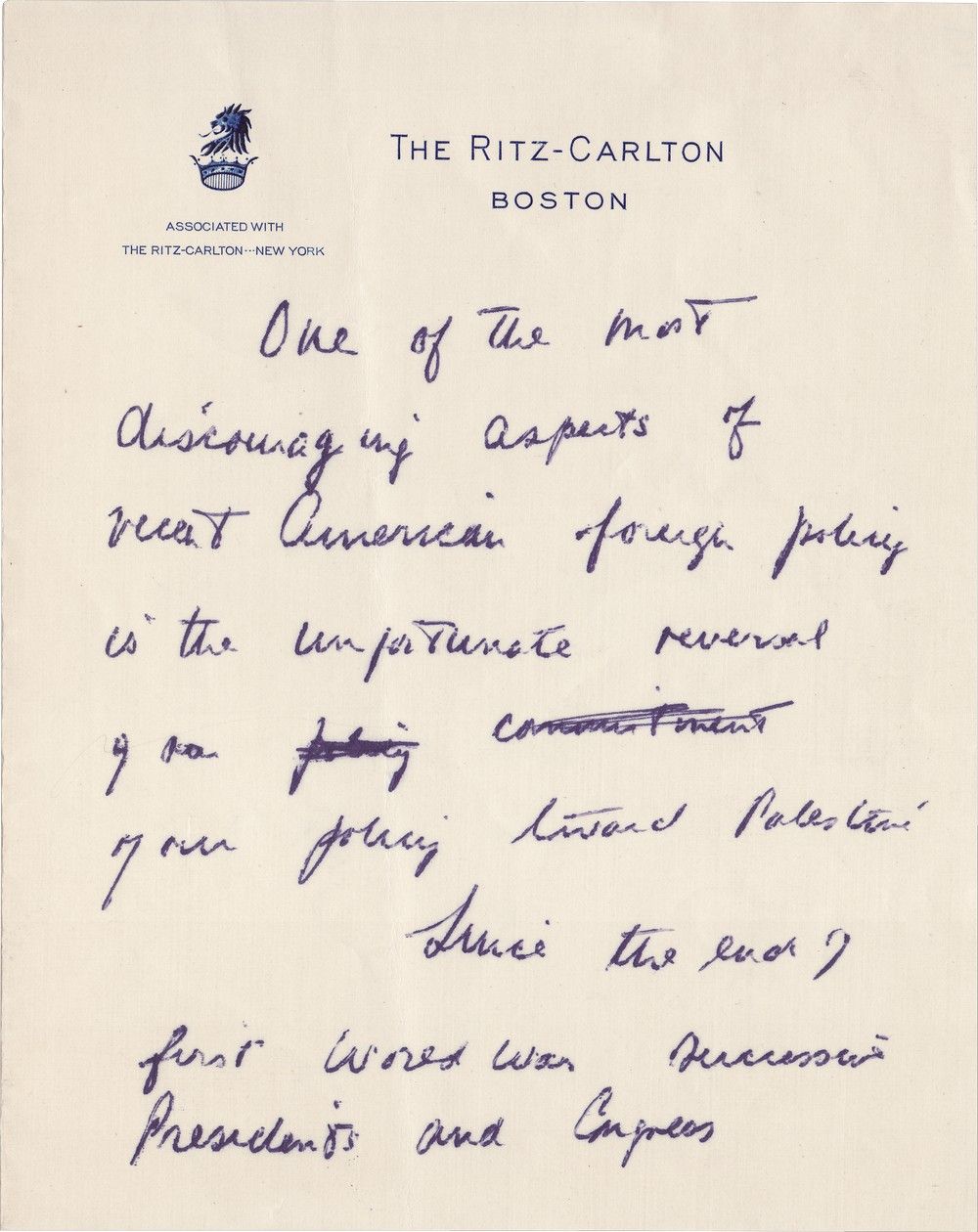 JFK Letter Welcomes First Volunteers to Peace Corps | Shapell ...