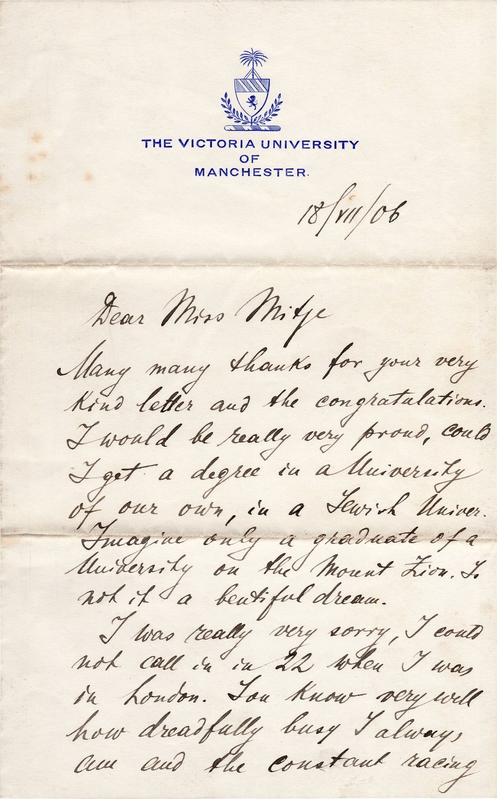 Rare Abraham Lincoln Letter to Jewish Friend Abraham Jonas