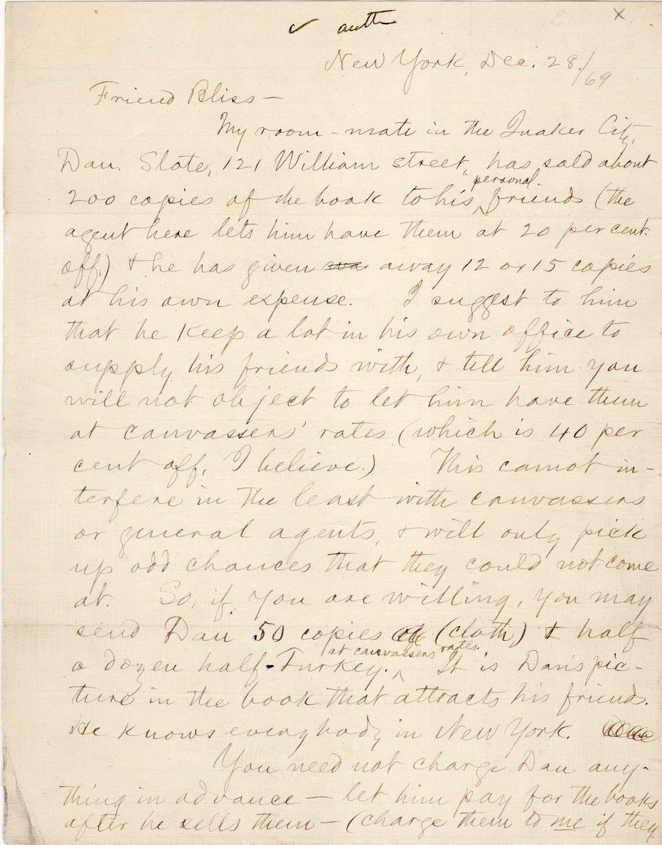 Memoirs of Ulysses S. Grant & Mark Twain Publishing | Shapell ...