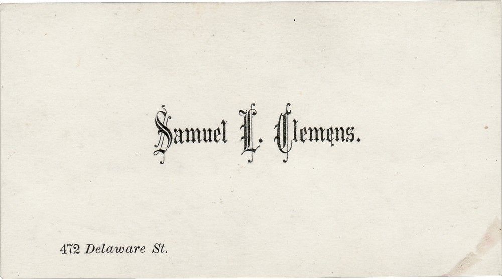 Signatures of Samuel L. Clemens and Mark Twain