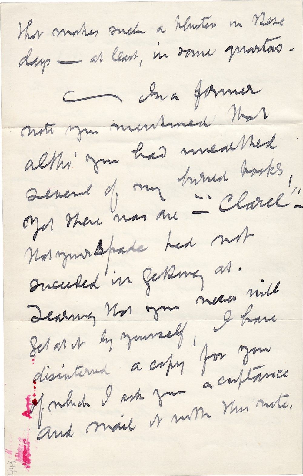 Herman Melville: Letter to Fan with Copy of Clarel | Shapell Manuscript ...