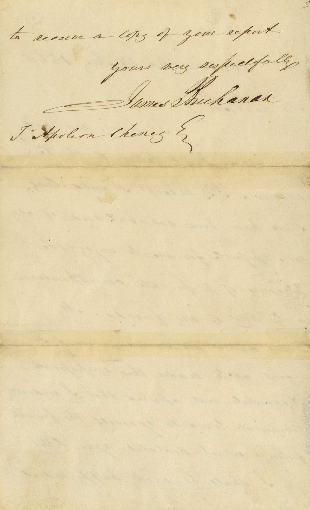 President James Buchanan on the Presidency