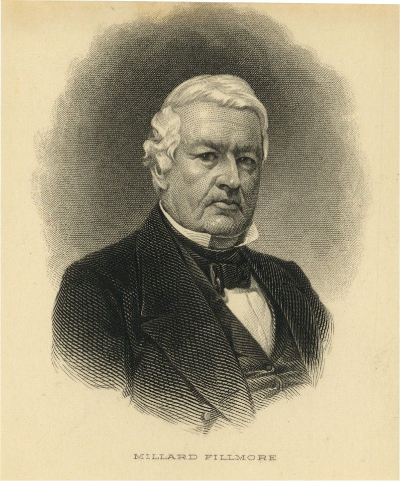 Formerly Poor Millard Fillmore Becomes President of the United States