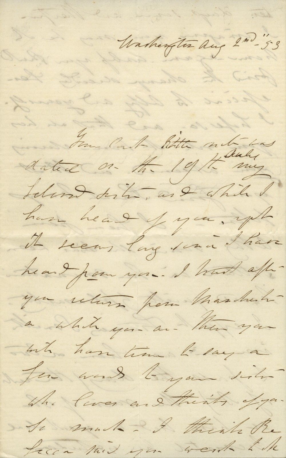 Abraham Lincoln Civil War Condolence Letter | Shapell Manuscript Foundation