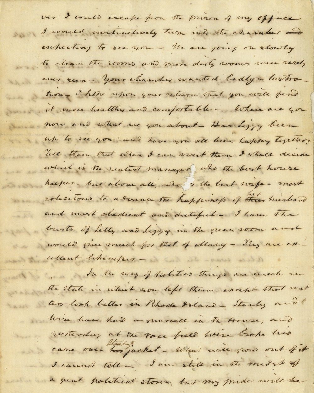 President John Tyler Calls Presidency a Prison