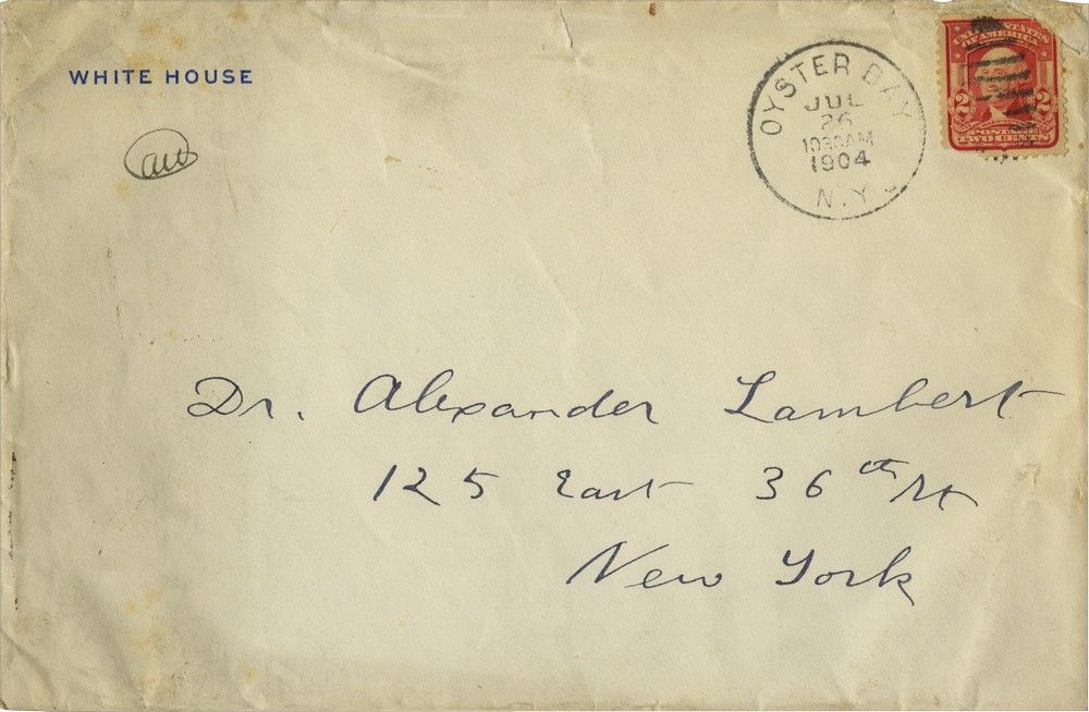 Theodore Roosevelt: a Condolence Letter on the Death of a Friend's Father