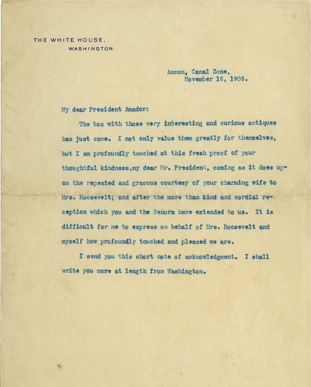 JFK Letter Welcomes First Volunteers to Peace Corps | Shapell ...