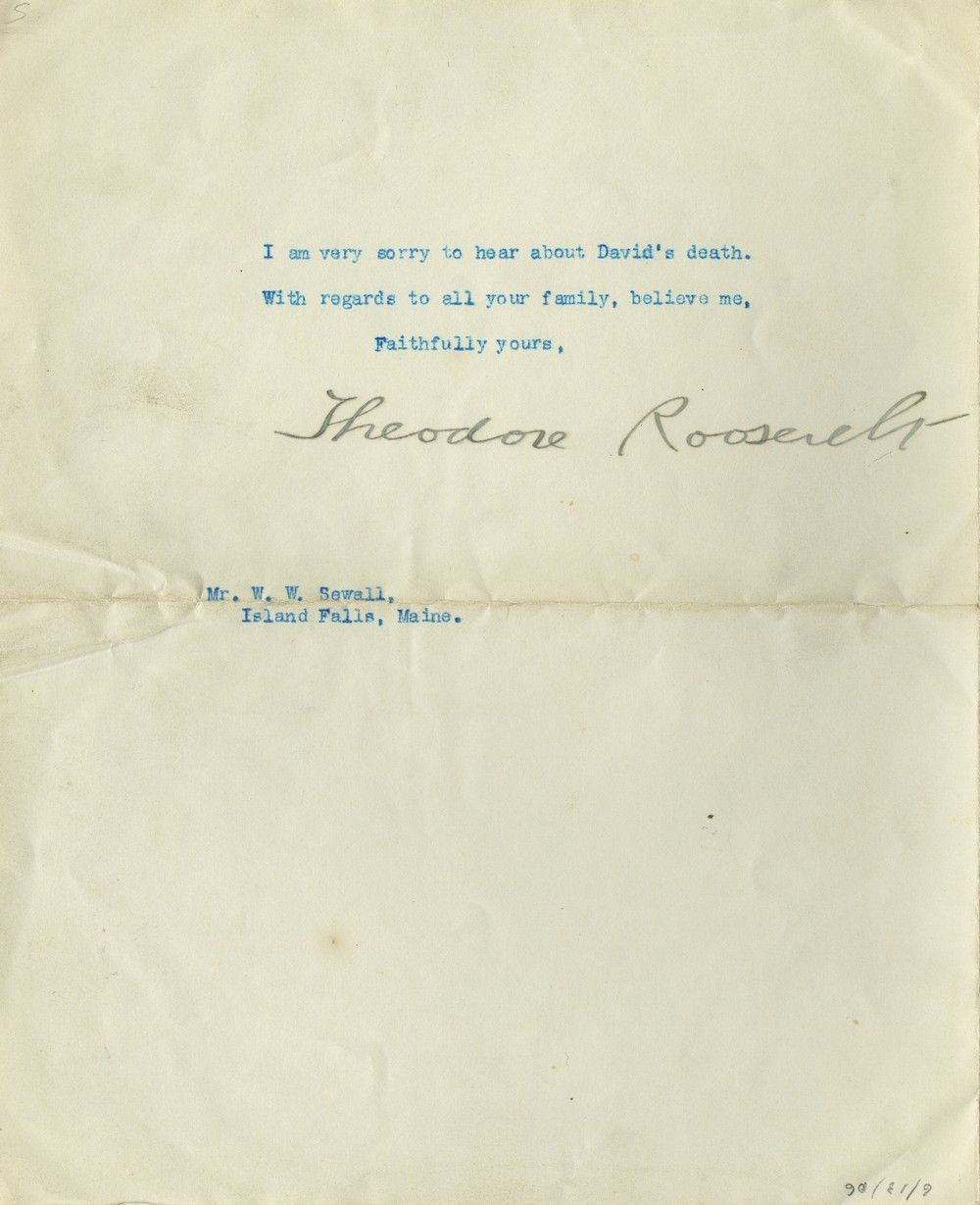 President Theodore Roosevelt Letter on His "Hero" Abraham Lincoln ...
