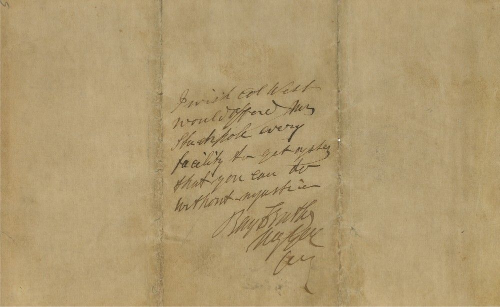 Abraham Lincoln Recommends Franklin Pierce's Thomas Stackpole to ...