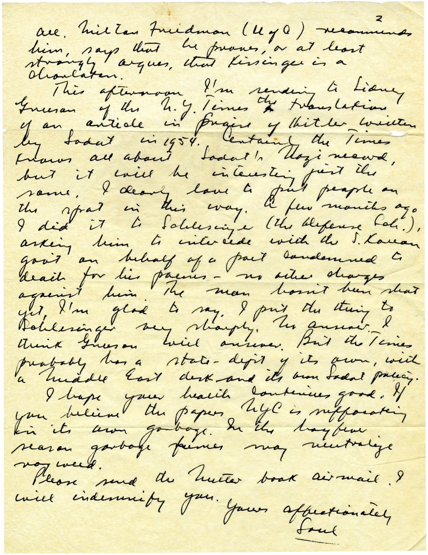 Saul Bellow | Author & Historian Reflects on his Time in Jerusalem ...