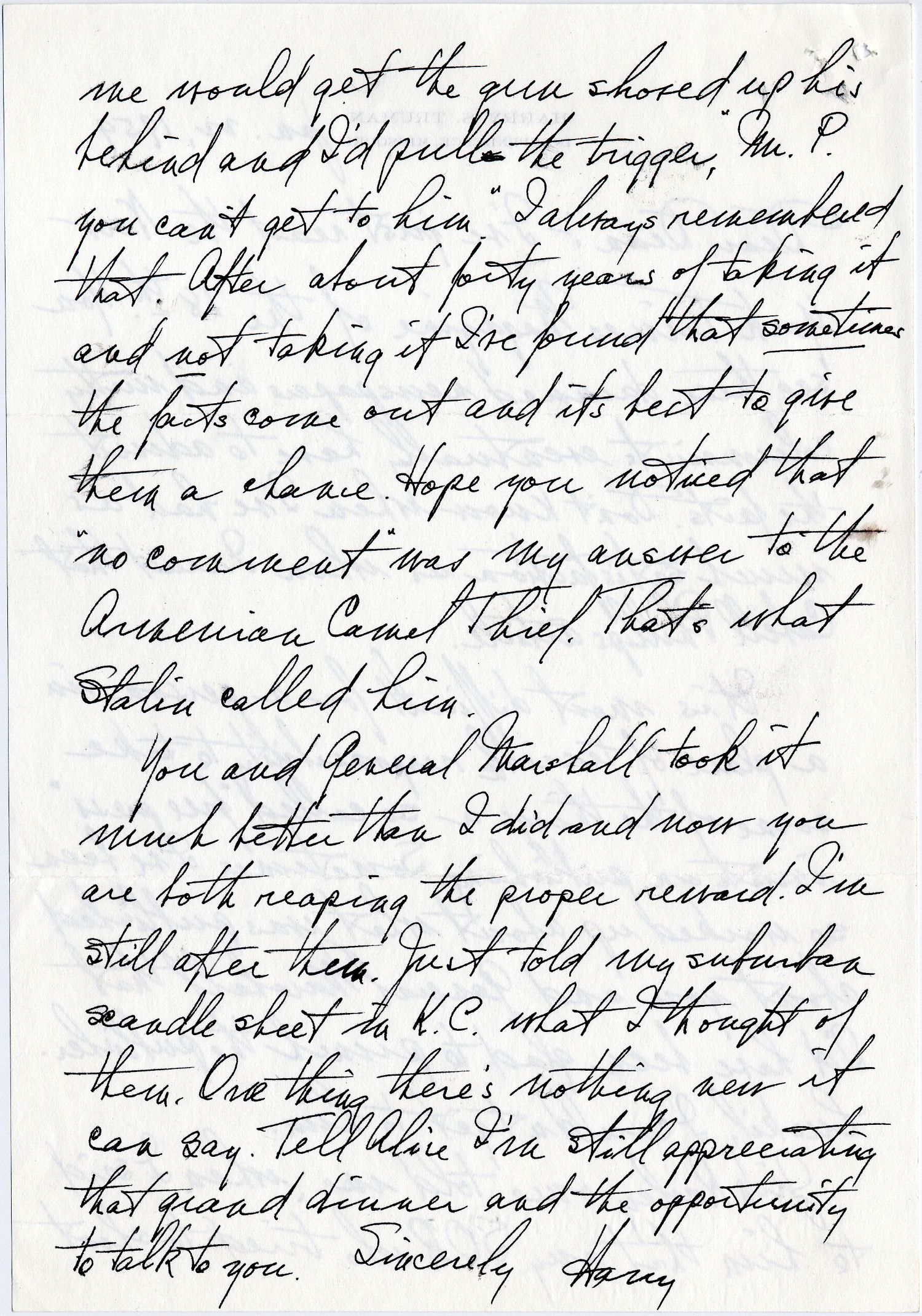 Truman Analyzes the Media: The Good & Bad of 'Free Press' | Shapell ...