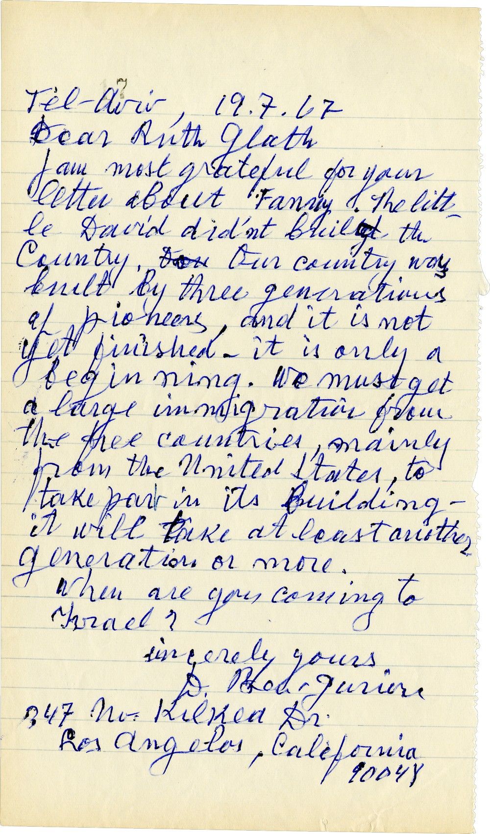JFK’s Handwritten Quote: “... ask what you can do for your country”