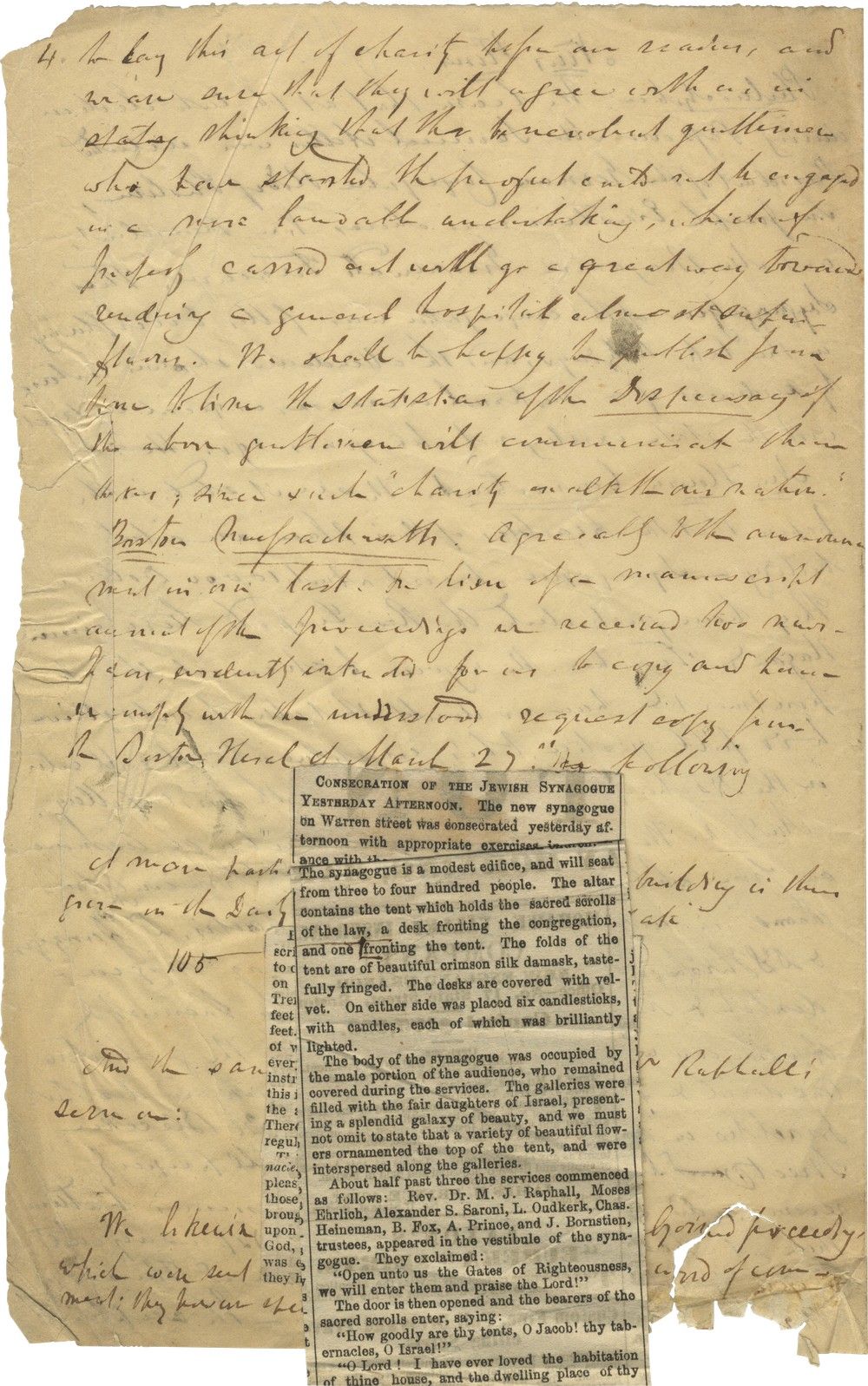 Rabbi Isaac Leeser's Review of Convert and Early American Zionist ...