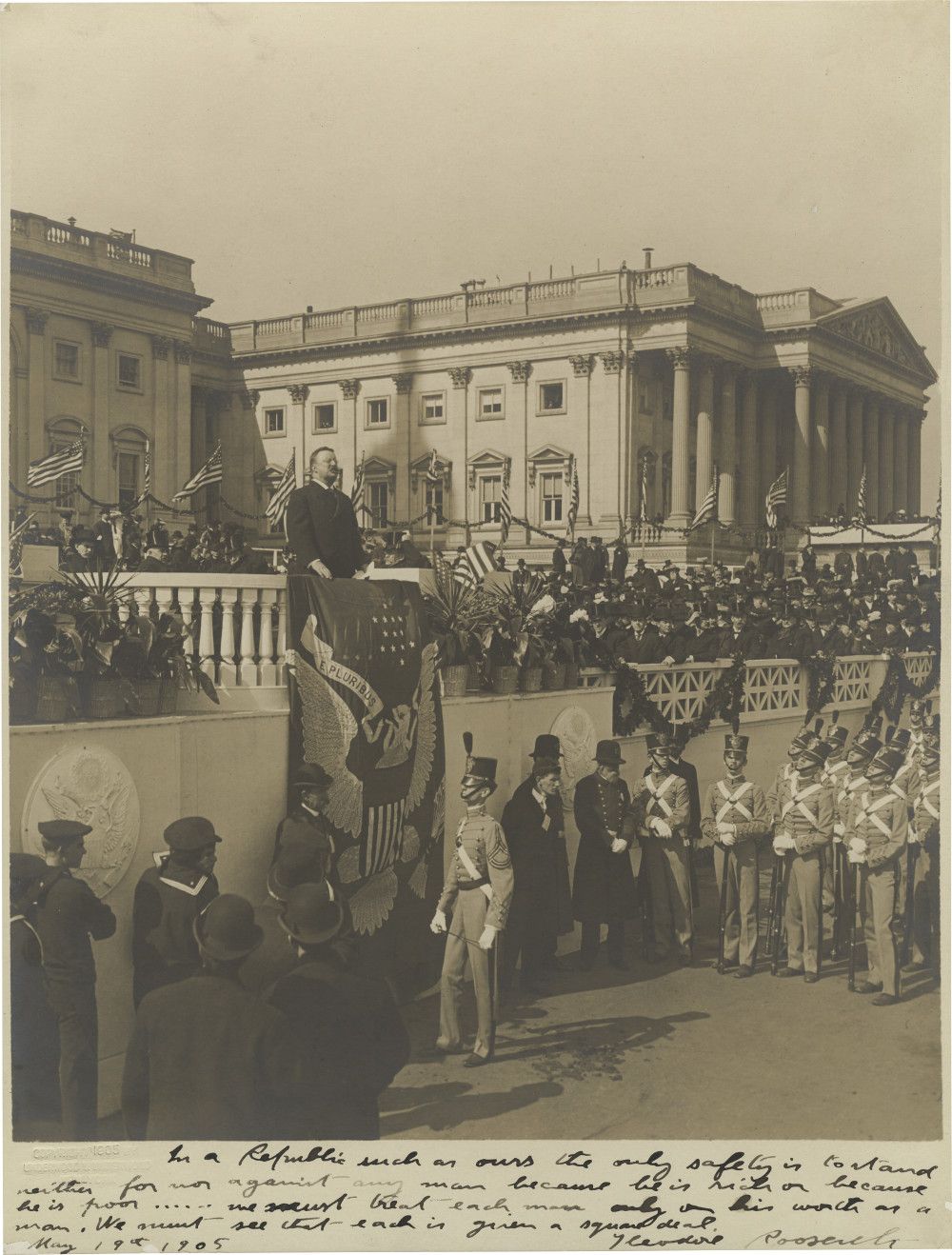 Teddy Roosevelt's Inauguration Address | Shapell Manuscript Foundation