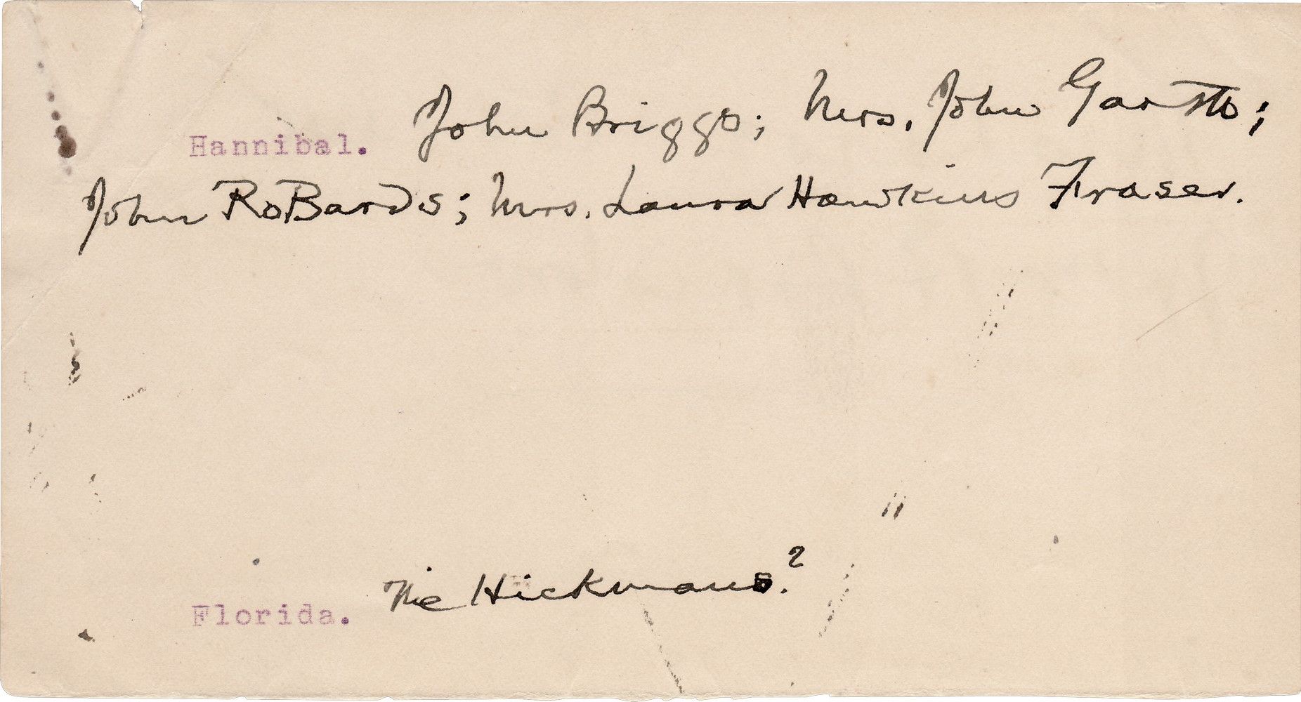 Mark Twain's Notes About People, Places, and an Incident