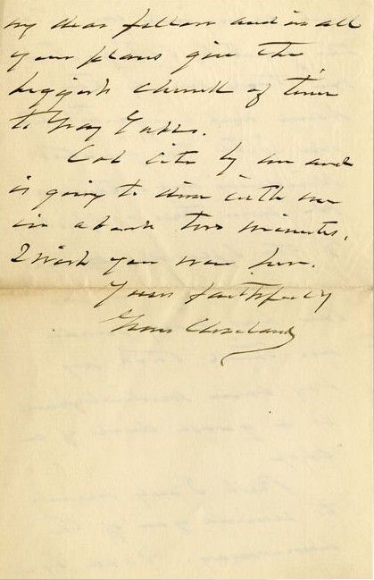 President Grover Cleveland In Office Cancer Surgery