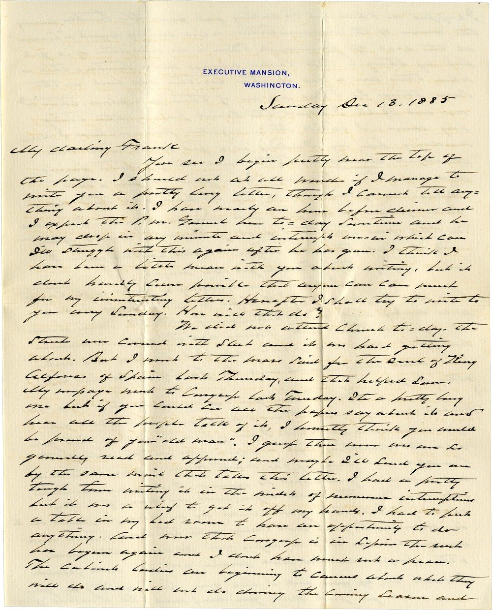 WWII General Eisenhower Letter to Wife Mamie | Shapell Manuscript ...