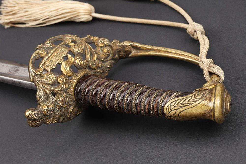 Major Alexander Hart Presented with Sword & Scabbard Upon Promotion to ...