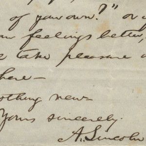 Lincoln Collection: Historical Letters, Manuscripts & Documents ...